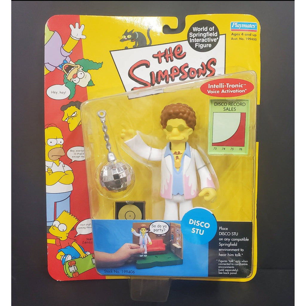 The Simpsons Disco Stu Interactive Figure – Swasey's Hardware & Hobbies