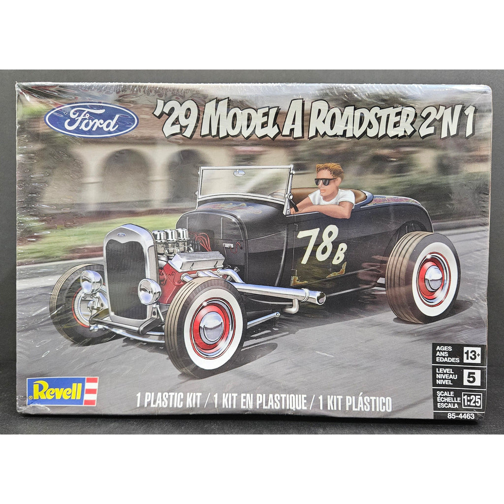 1/25 Revell 1929 Ford Model A Roadster 2'n 1 Model Kit – Swasey's ...