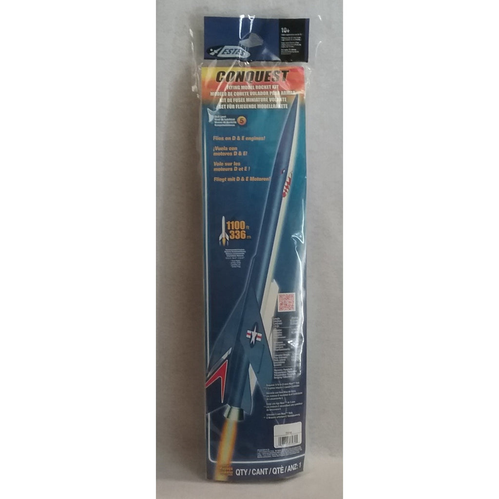 Estes Flying Model Rocket Kit Conquest – Swasey's Hardware & Hobbies
