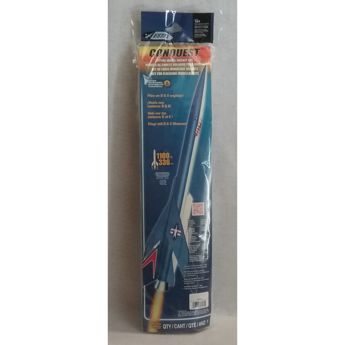Estes Flying Model Rocket Kit Conquest – Swasey's Hardware & Hobbies