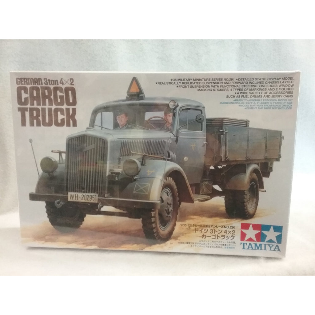 1/35 Scale Tamiya No.35291 German 3 Ton 4X2 Cargo Truck – Swasey's ...