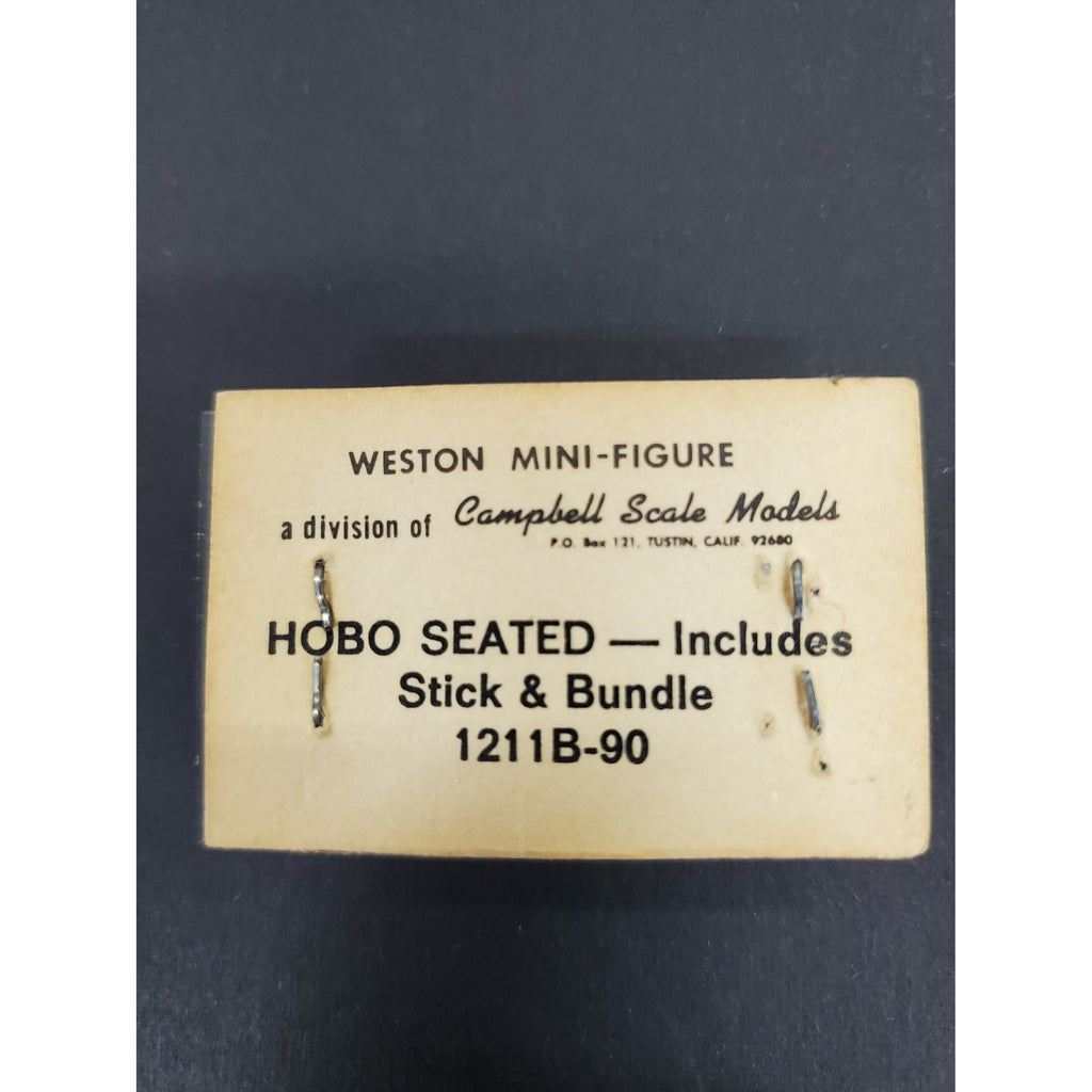 Campbell Scale Models Seated Hobo with Stick & Bundle 1211B-90 – Swasey ...