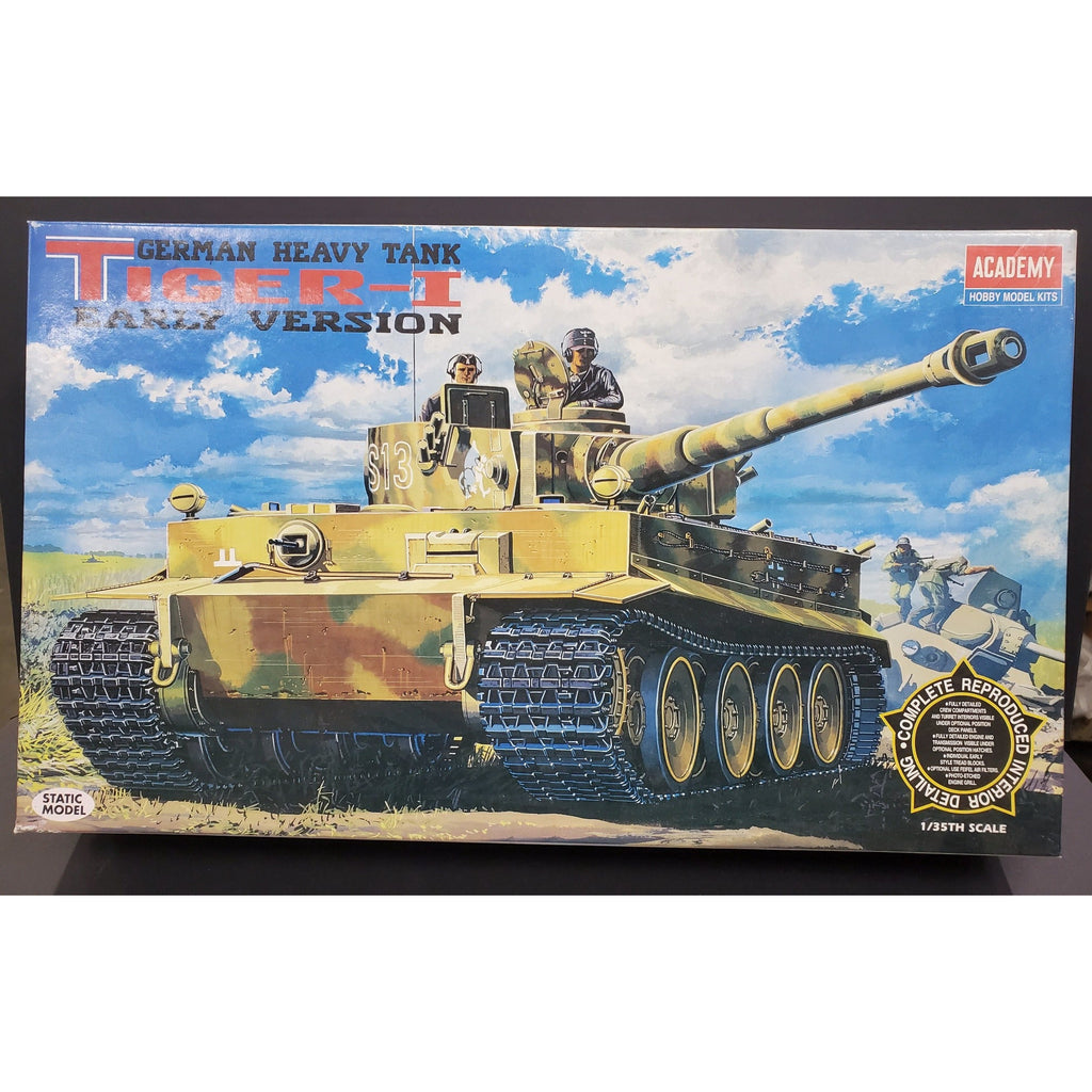 1/35 Academy German Heavy Tank Tiger-I Early Version Kit 1348 – Swasey ...